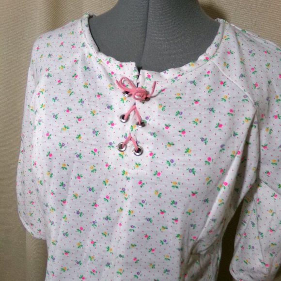 Hand Crafted | Tops | Stretch Knit Henley Tshirt Top Pm Princess Seams ...